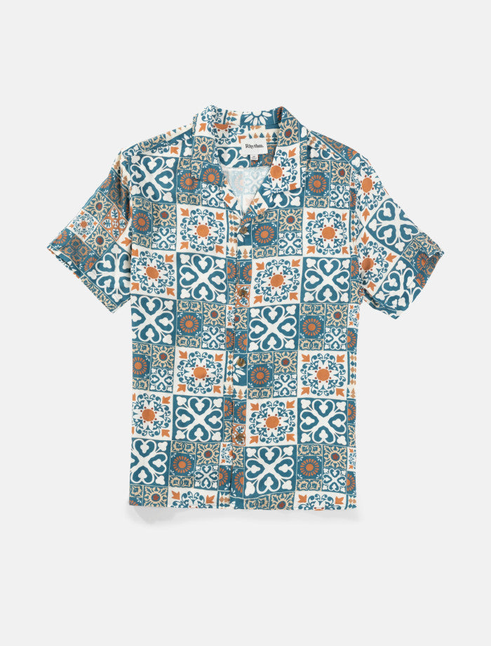 Camisa Hombre Tile - Rhythm - Preppy Beach